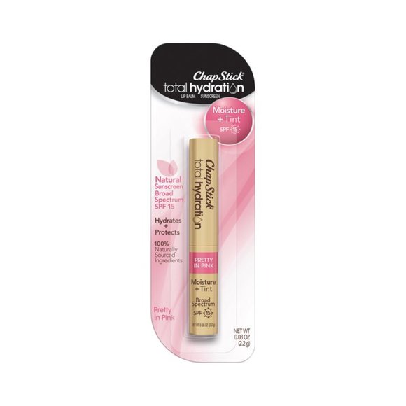 CHAPSTICK | Makeup | Total Hydration Pretty In Pink Moisture Tint Spf 5 ...
